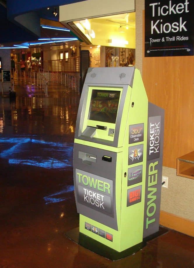 Gaming Kiosk, Ticketing Kiosk & Casino Kiosk at Work