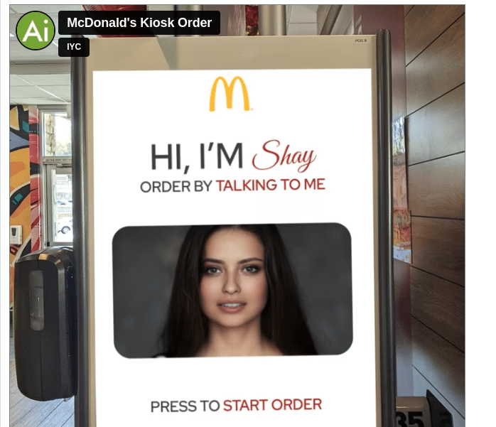 McDonalds Voice Order